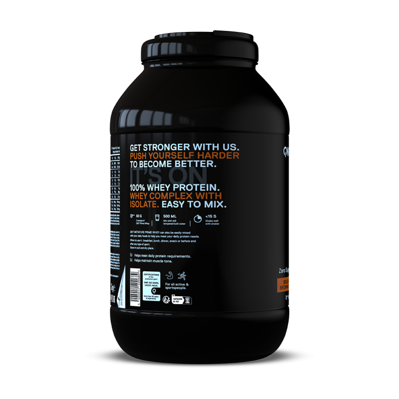 Prime Whey Protein: Excellence in Bodybuilding and Taste | QNT